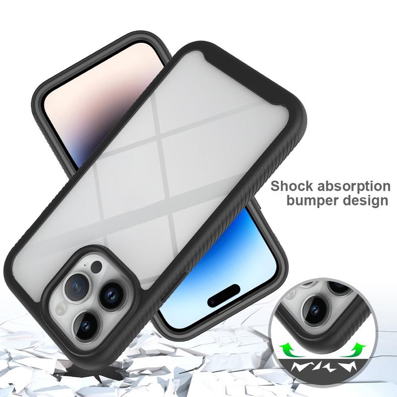iPhone 15 Pro 360 Protection Series Case - Black / Clear