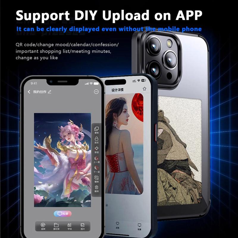 iPhone 15 Pro DIY E-InkCase NFC Case - White