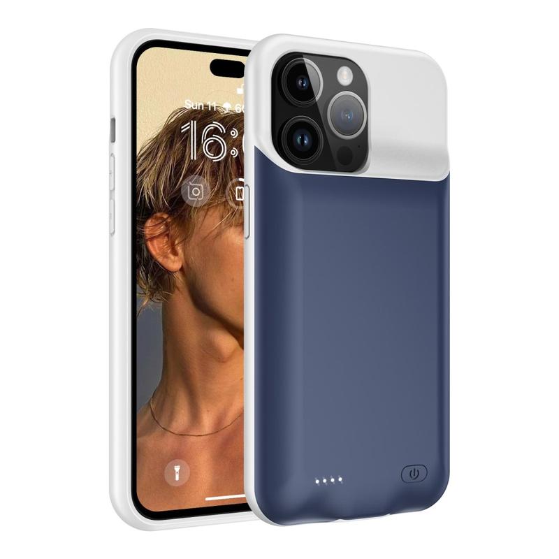 iPhone 15 Pro Max Backup Battery Case - 8500mAh