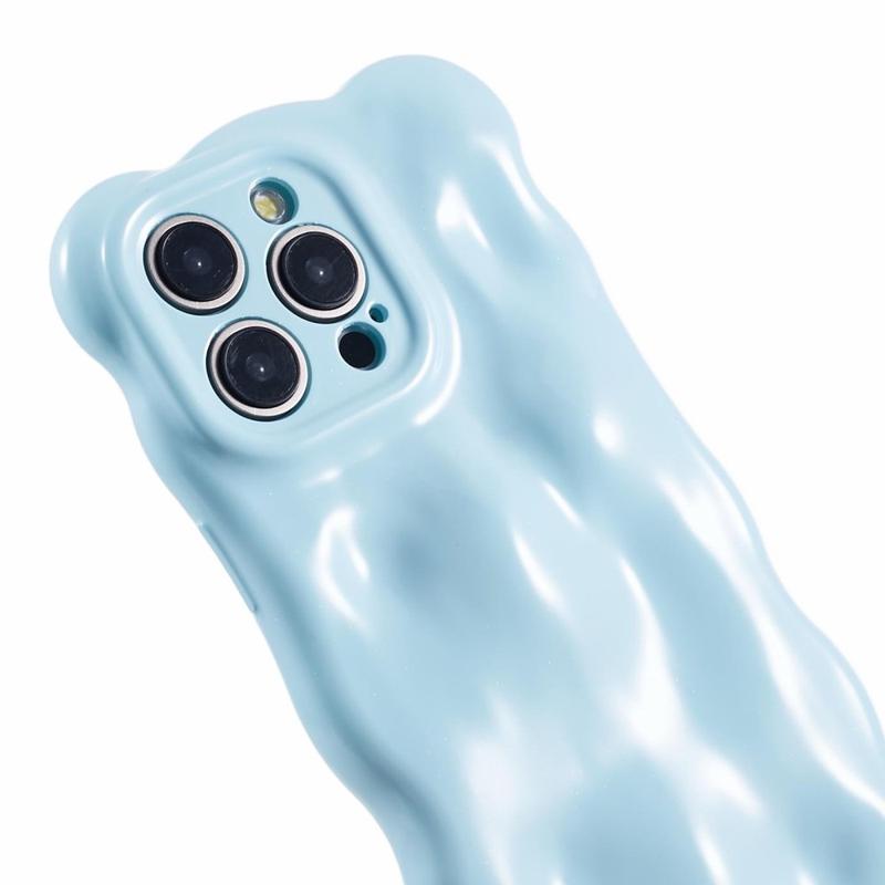 iPhone 15 Pro Max Wavy Edge Candy Bubbles TPU Case