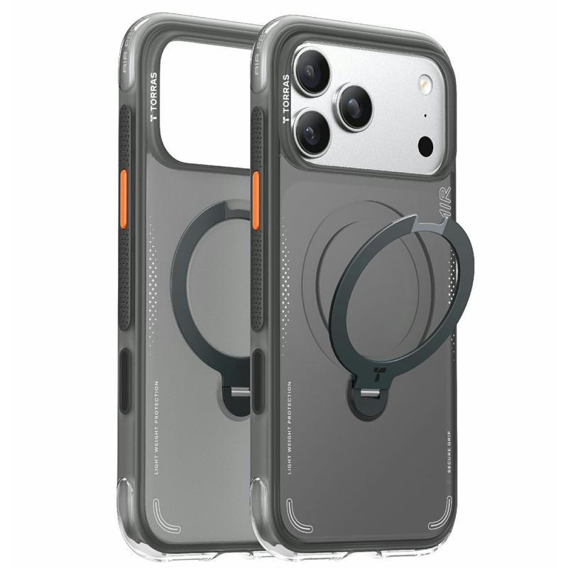 iPhone 17 Pro Max Torras Ostand Q3 Air MagSafe Case - Black