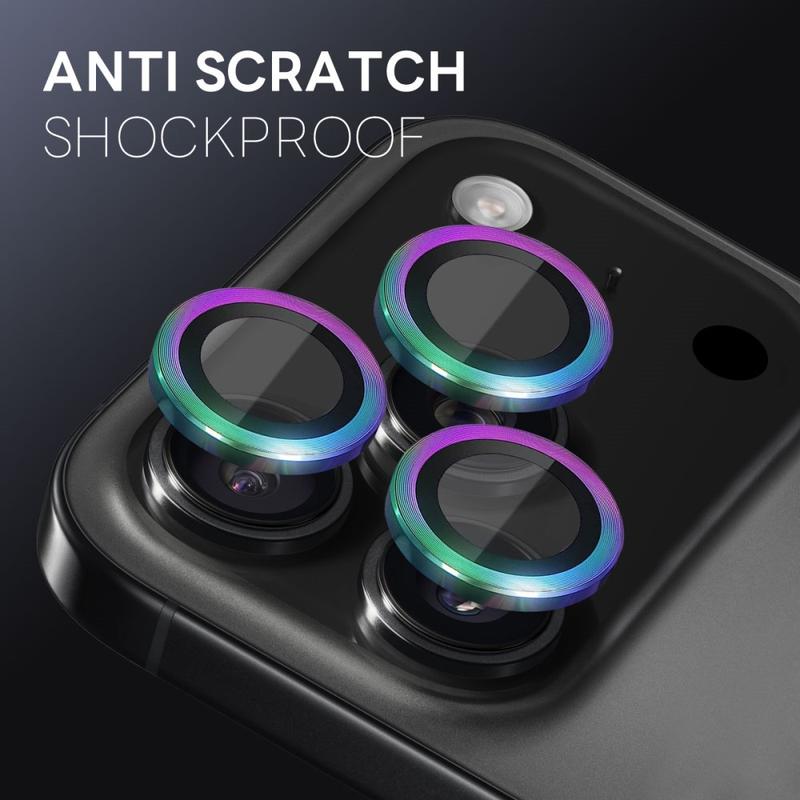 iPhone 17 Pro/17 Pro Max Northjo Camera Lens Protector Set - Colorful