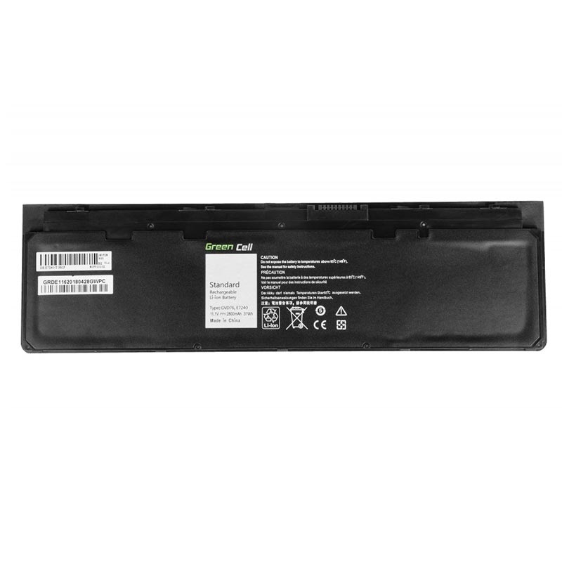 Green Cell Battery - Dell Latitude E7240, E7250 - 2400mAh