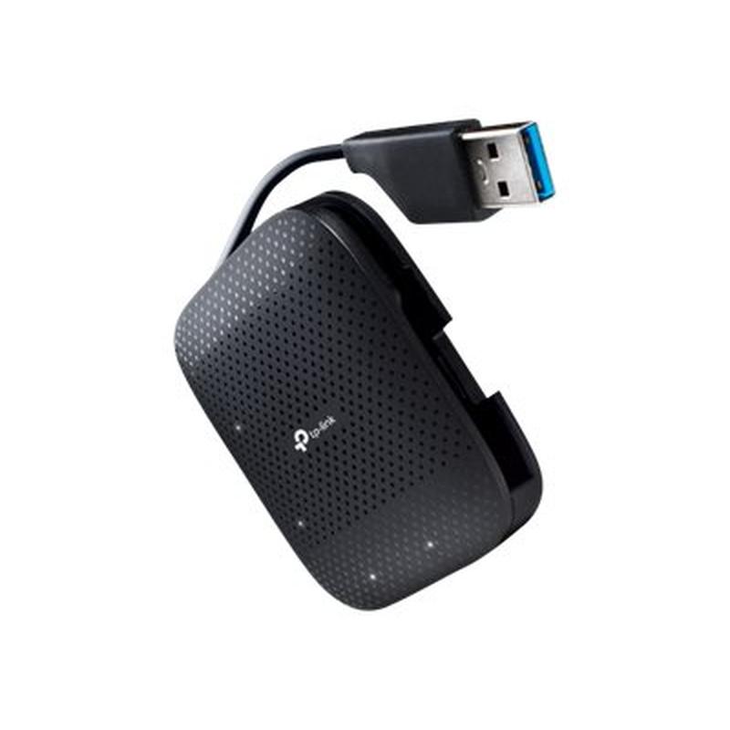 TP-Link UH400 USB 3.0 4-Port Portable Hub - Black