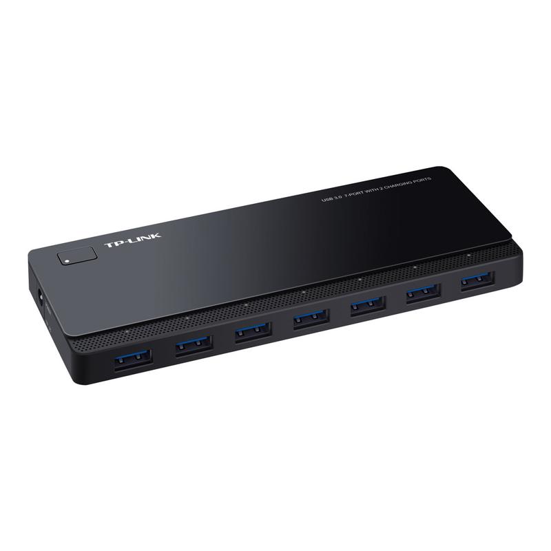 TP-Link UH720 USB 3.0 7-Port Hub with 2 Charging Ports - Black