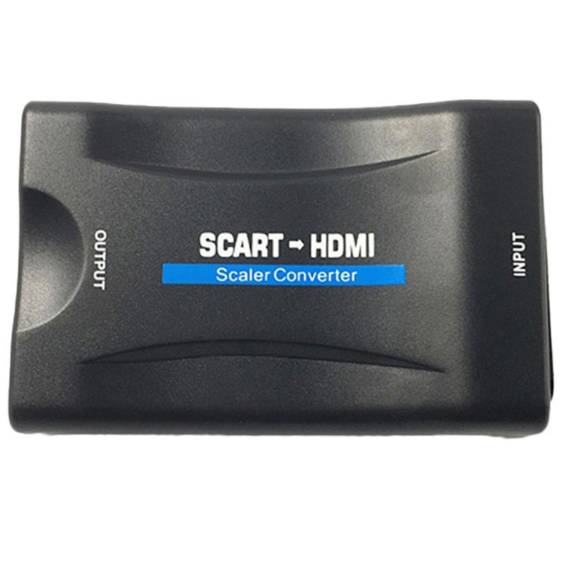 Scart / HDMI 1080p AV Adapter with USB Cable